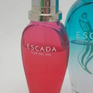 Escada | Other | Escada Perfume Set Women 2pc Glass Pink Blue Flor Del ...